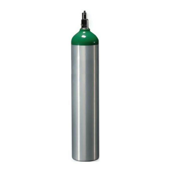 Aluminum Oxygen Cylinder Tank M6 | CGA-870 TOGGLE VALVE